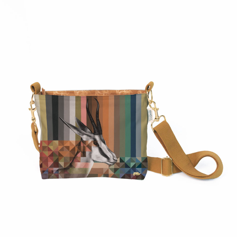 Springbok in Shades of Africa Sling Bag | Whimsical Collection